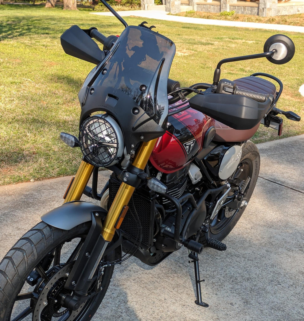 Smoked Windscreen For Triumph Speed 400 and Scrambler 400x – MotoCo