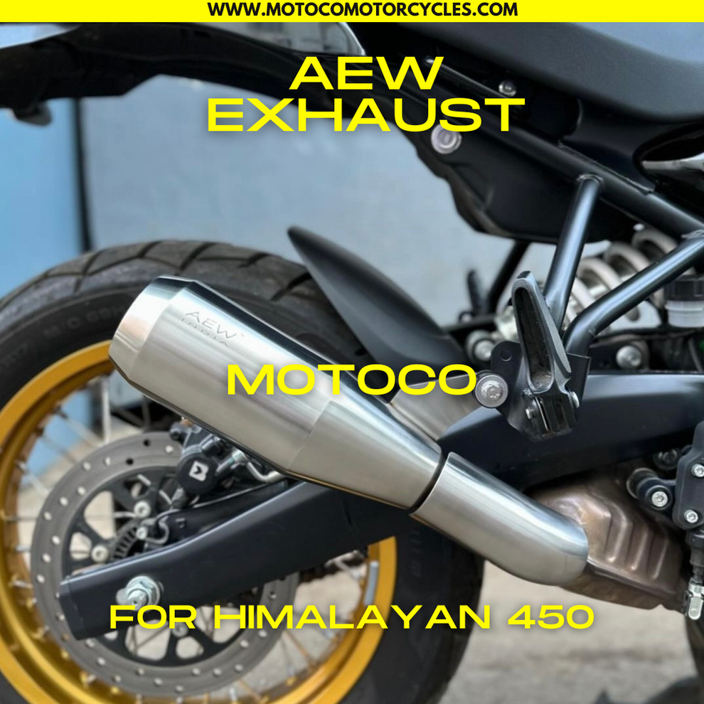 AEW Exhaust for Himalayan 450 – MotoCo